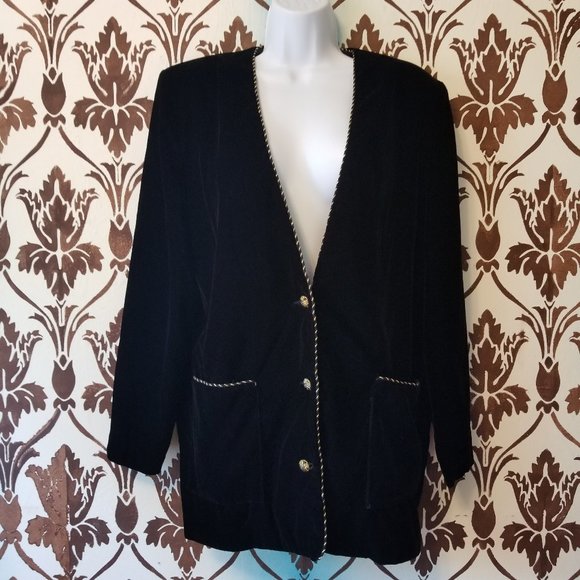 TanJay | Jackets & Coats | Vtg Tanjay Tan Jay Canada Black Velvet ...